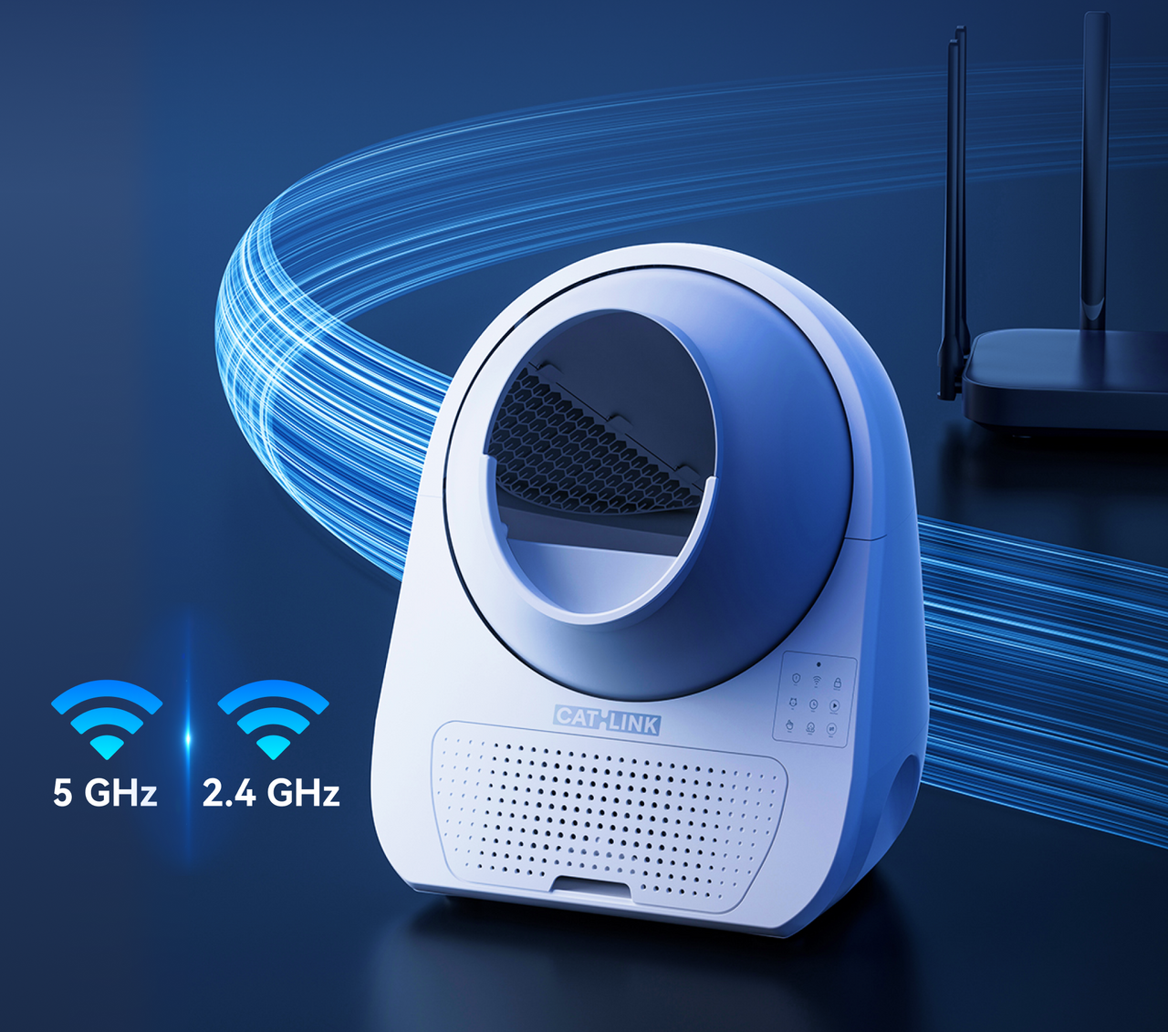 CATLINK AI 5GHz Camera Cat Litter Box - Scooper Pro Ultra Ramp Set